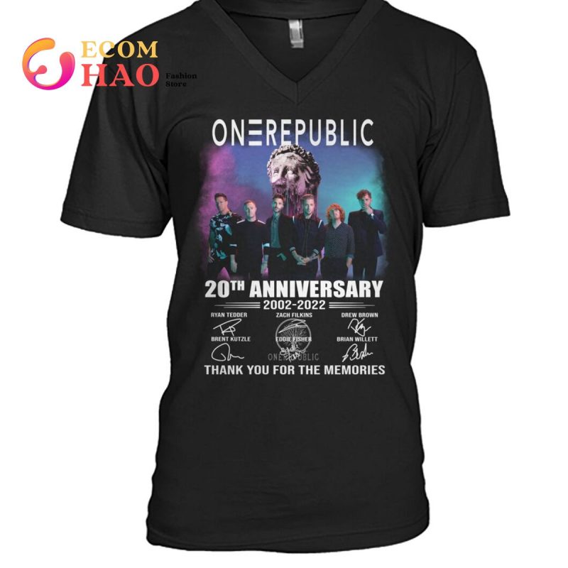 OneRepublic 20th Anniversary 2002-2022 Thank You For The Memories T ...