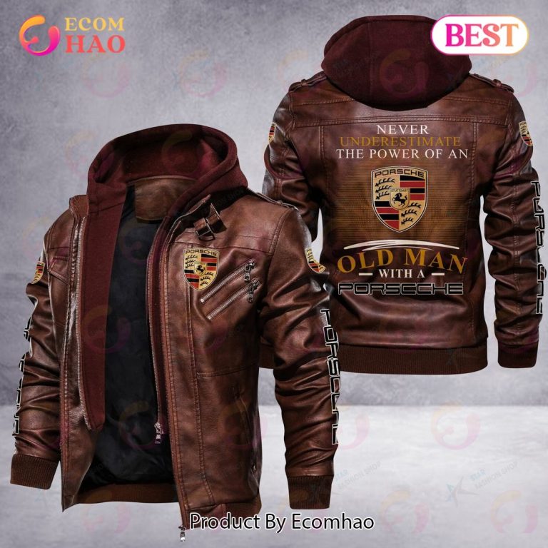 Porsche Leather Jacket - Ecomhao Store