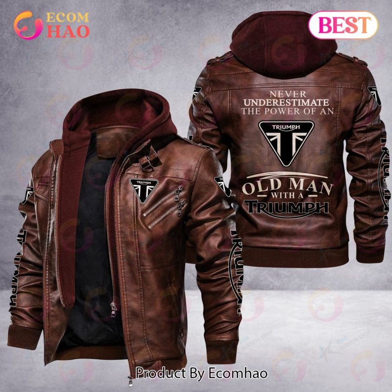 Triumph Motorcycles Leather Jacket - Ecomhao Store
