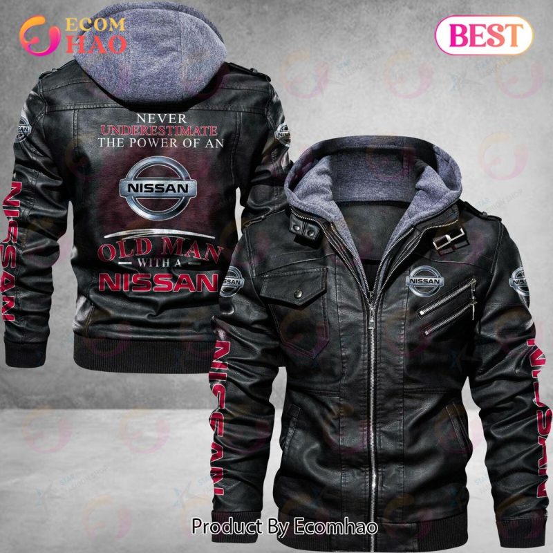 Nissan Leather Jacket - Ecomhao Store