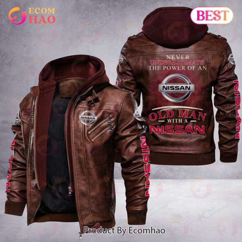 Nissan Leather Jacket - Ecomhao Store