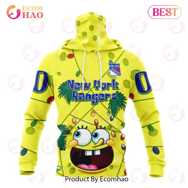 New York Rangers Specialized With SpongeBob Concept 3D Hoodie - Ecomhao ...