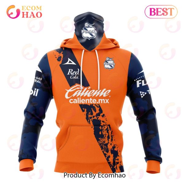 LIGA MX Club Puebla Away Kits 2022 2023 3D Hoodie - Ecomhao Store