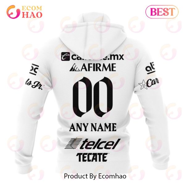 LIGA MX Club Tijuana Away Kits 2022 2023 3D Hoodie - Ecomhao Store