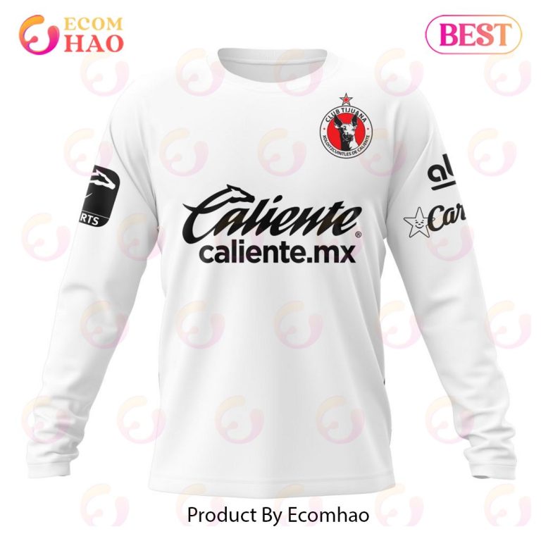 LIGA MX Club Tijuana Away Kits 2022 2023 3D Hoodie - Ecomhao Store