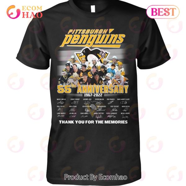 Pittsburgh Penguins 55th Anniversary 1967 - 2022 Thank You For The ...