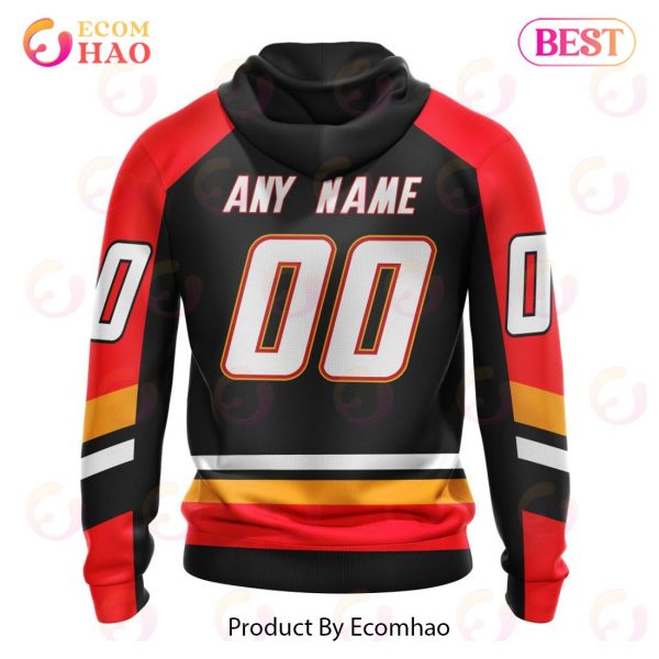 NHL Calgary Flames Reverse Retro Kits 2022 3D Hoodie - Ecomhao Store