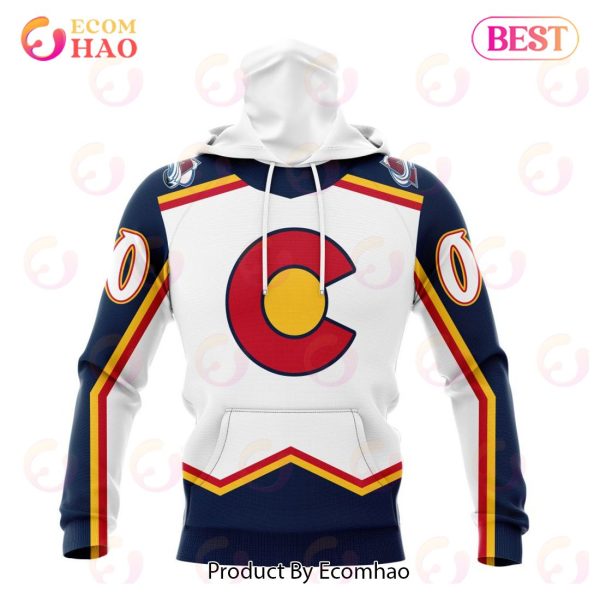 NHL Colorado Avalanche Reverse Retro Kits 2022 3D Hoodie - Ecomhao Store
