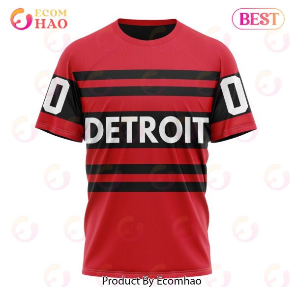 NHL Detroit Red Wings Reverse Retro Kits 2022 3D Hoodie - Ecomhao Store