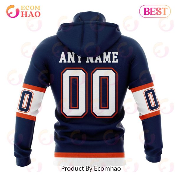 NHL Edmonton Oilers Reverse Retro Kits 2022 3D Hoodie - Ecomhao Store