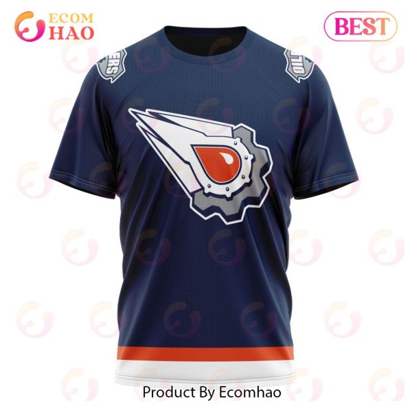 NHL Edmonton Oilers Reverse Retro Kits 2022 3D Hoodie - Ecomhao Store