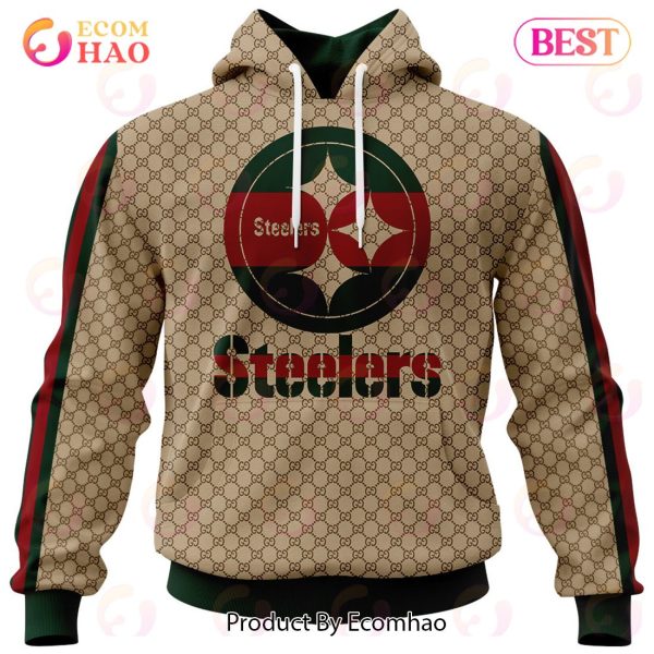 NFL Steelers Specialized Design In GC Style 3D Gucci Hoodie - Ecomhao Store