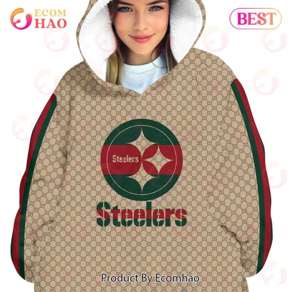 NFL Steelers Specialized Design In GC Style 3D Gucci Hoodie - Ecomhao Store