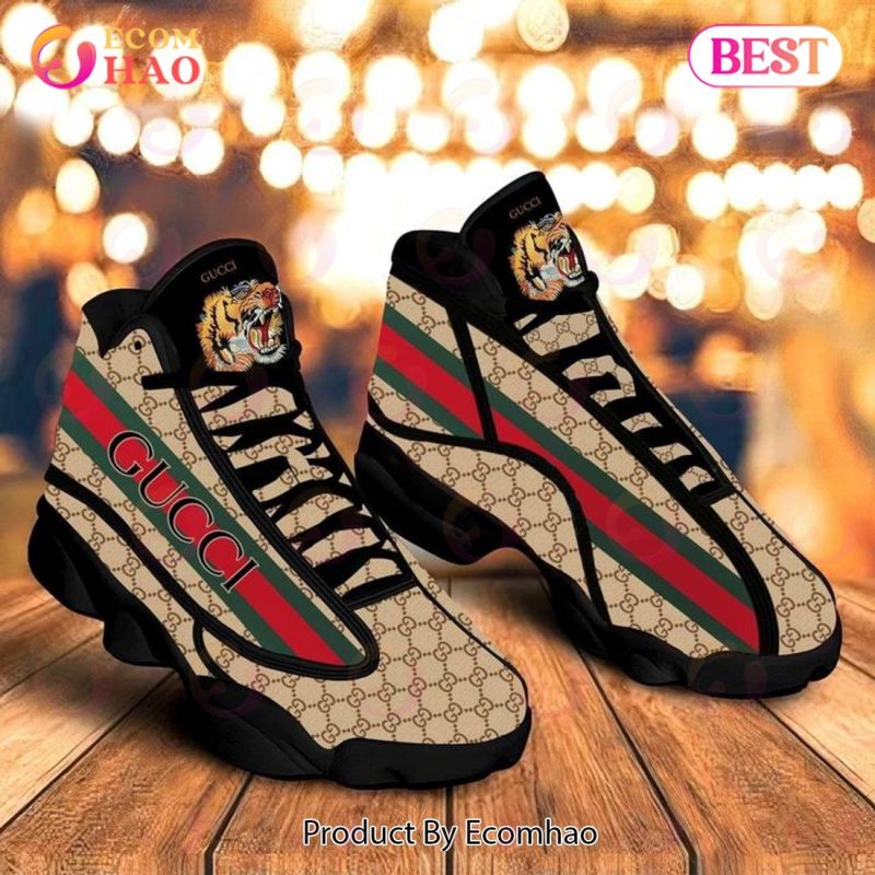Gucci Snake Air Jordan 13 Red Brown Black GC Shoes, Sneakers - Ecomhao ...