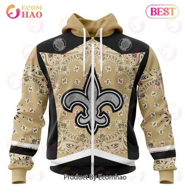 NFL New Orleans Saints Specialized Unisex Kits In Classic Style 3D ...
