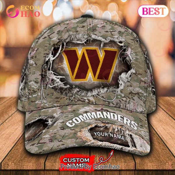 NFL Washington Commanders Cap Classic Custom Name - Ecomhao Store