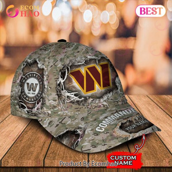 NFL Washington Commanders Cap Classic Custom Name - Ecomhao Store