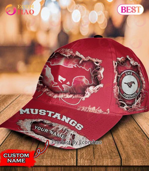NCAA SMU Mustangs Cap Custom Name - Ecomhao Store