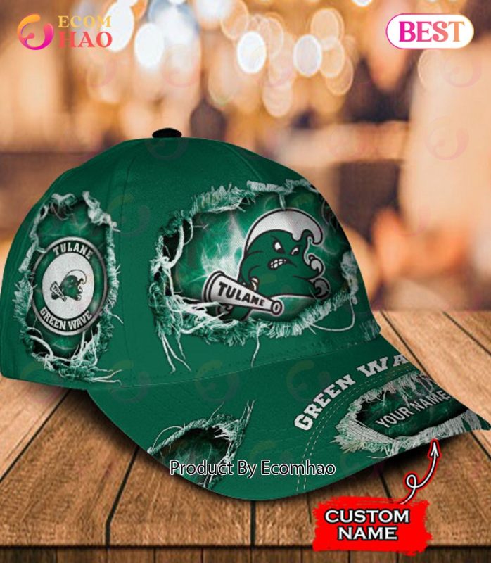 NCAA Tulane Green Wave Cap Custom Name - Ecomhao Store