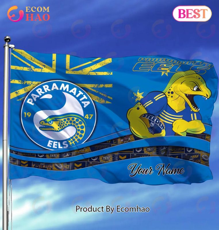 Parramatta Eels NRL Flag Custom Name - Ecomhao Store