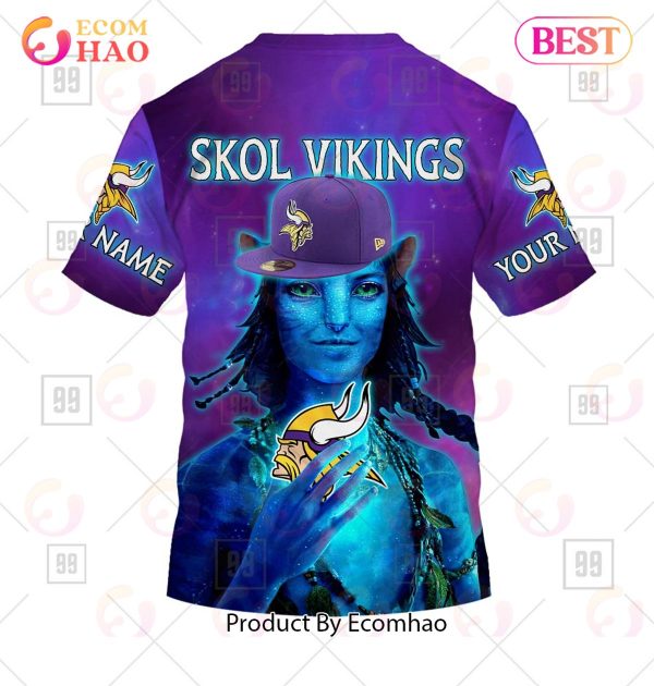 Personalized NFL Minnesota Vikings Kiri AVATAR 2 3D Hoodie - Ecomhao Store