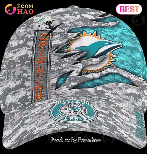 NFL Miami Dolphins Camo US Cap - Ecomhao Store