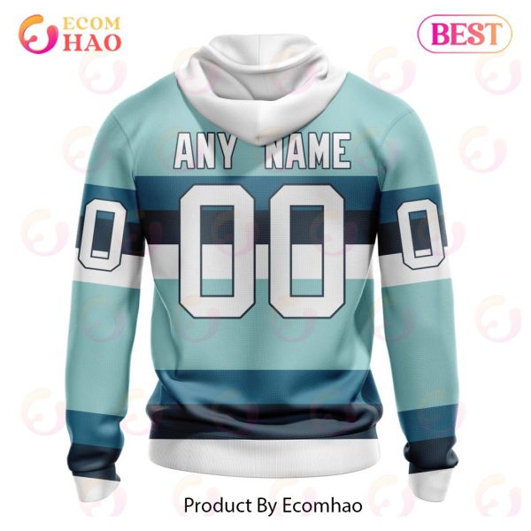 NHL Seattle Kraken Special Reverse Retro Redesign 3D Hoodie - Ecomhao Store