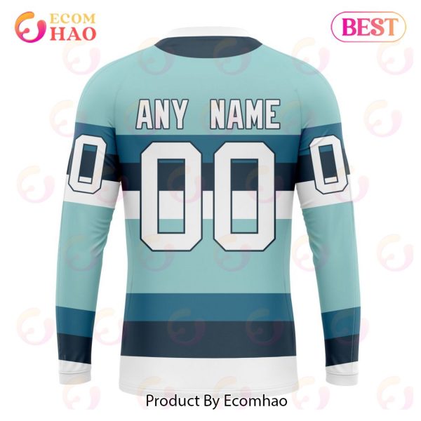 NHL Seattle Kraken Special Reverse Retro Redesign 3D Hoodie - Ecomhao Store