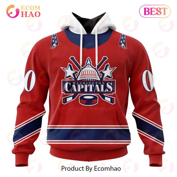 NHL Washington Capitals Special Reverse Retro Redesign 3D Hoodie ...
