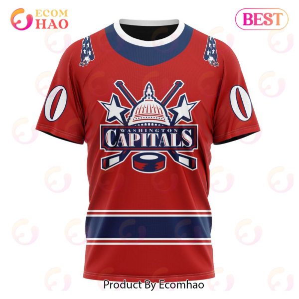 NHL Washington Capitals Special Reverse Retro Redesign 3D Hoodie ...