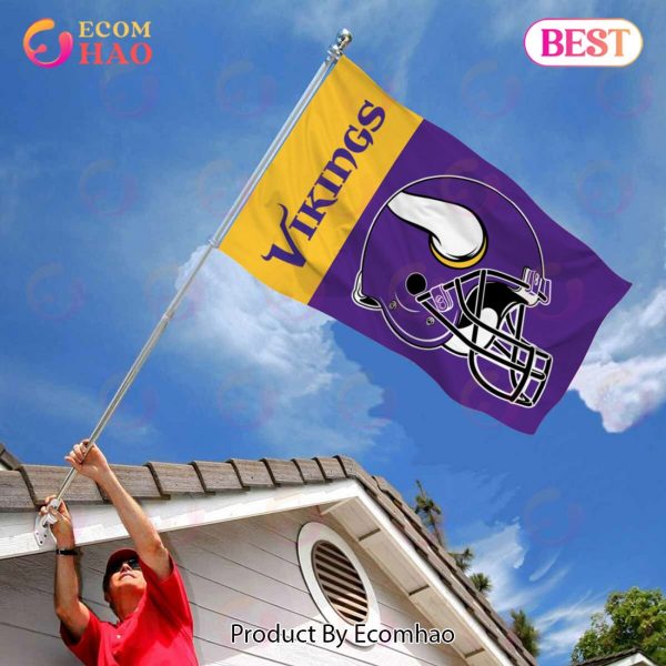 NFL Minnesota Vikings Classic Style Flag - Ecomhao Store