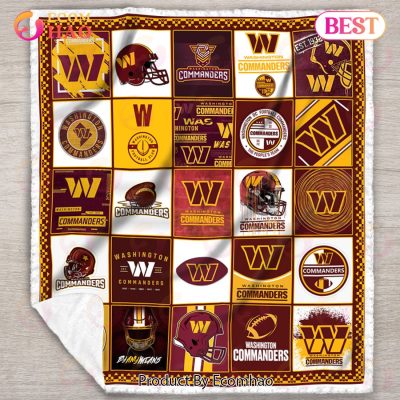 Washington Commanders Quilt, Blanket NFL - Ecomhao Store