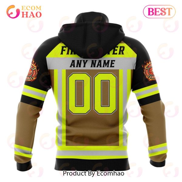NFL Arizona Cardinals Special Firefighter Uniform Design 3D Hoodie ...