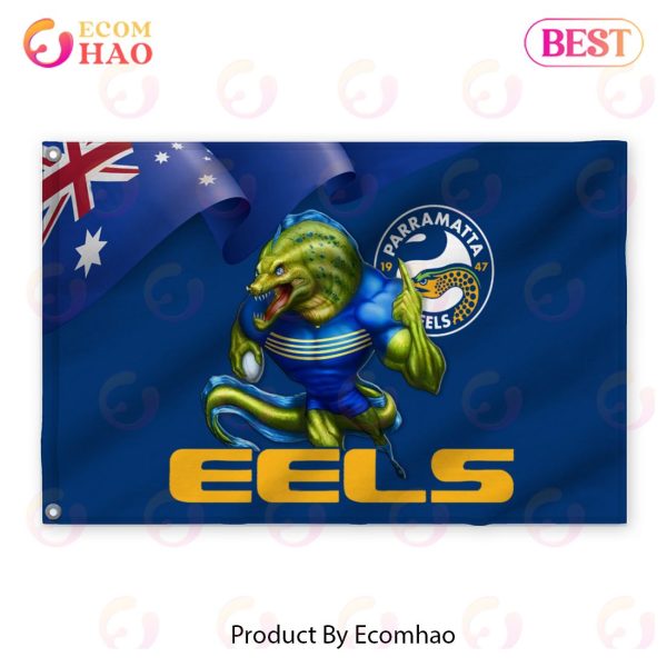 NRL Parramatta Eels 3D Flag - Ecomhao Store