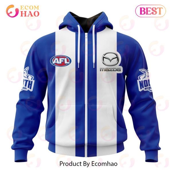 AFL North Melbourne Football Club Home Kits 2023 3D Hoodie - Ecomhao Store