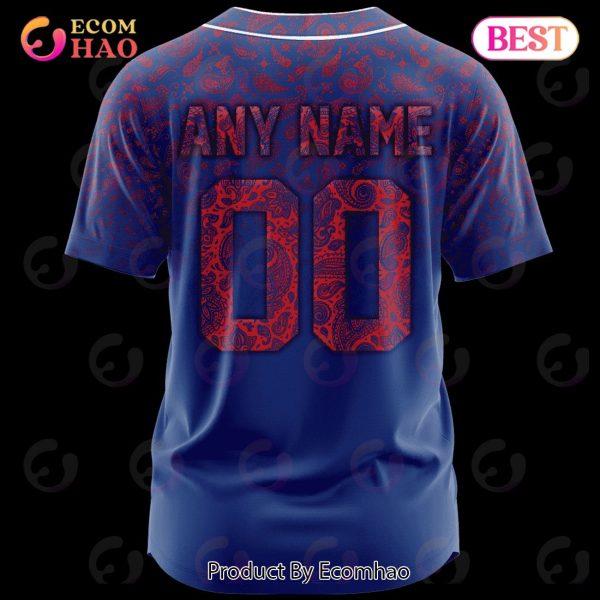 MLB Texas Rangers Paisley Pattern Jersey LIMITED EDITION - Ecomhao Store