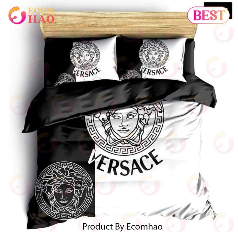 Comforter Sets Golden Logo White Full Louis Vuitton Bedding Set ...