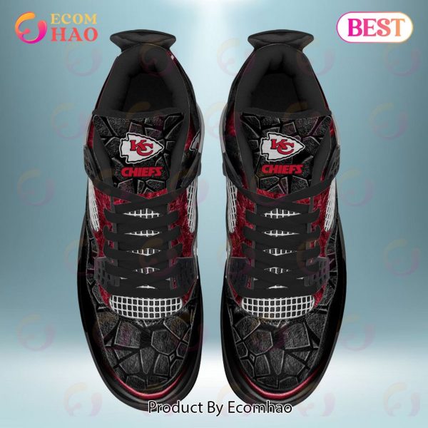 NFL Kansas City Chiefs Air Jordan 4 Sneaker Custom Name - Ecomhao Store