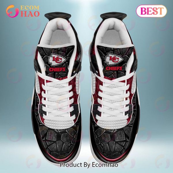 NFL Kansas City Chiefs Air Jordan 4 Sneaker Custom Name - Ecomhao Store
