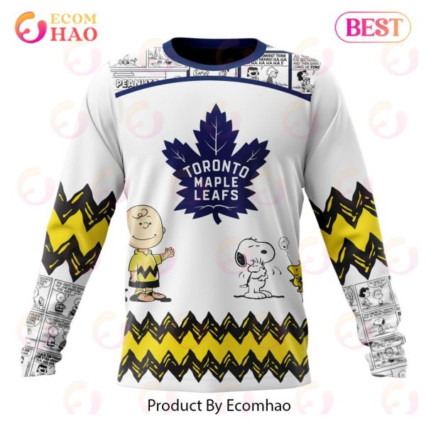 Personalized NHL Toronto Maple Leafs Special Peanuts Design 3D Hoodie ...