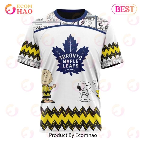 Personalized NHL Toronto Maple Leafs Special Peanuts Design 3D Hoodie ...