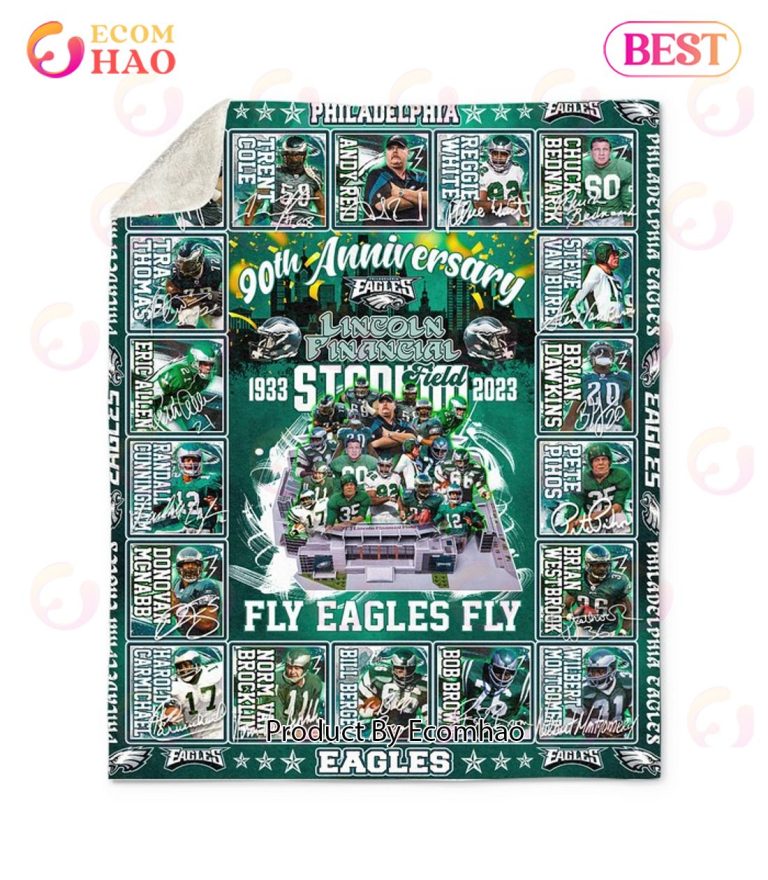 Philadelphia Eagles Stadium Fly Eagles Fly Fleece Blanket, Quilt ...