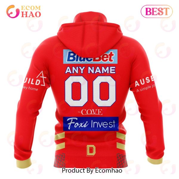 NRL Dolphins 2023 Training Red Kits - Ecomhao Store