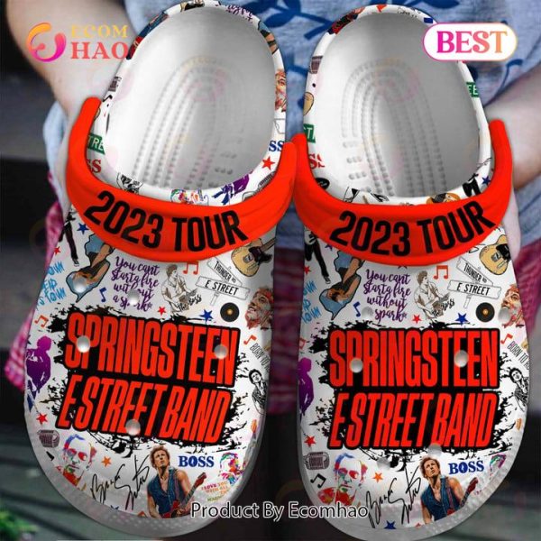 PREMIUM 2023 Tour Springsteen E Street Band Clogs, Crocs - Ecomhao Store