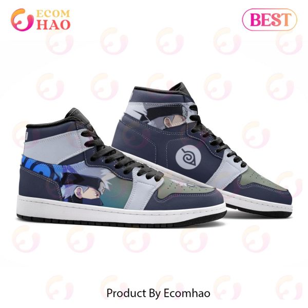 Kakashi Hatake Naruto Air Jordan 1, High Top Sneakers - Ecomhao Store