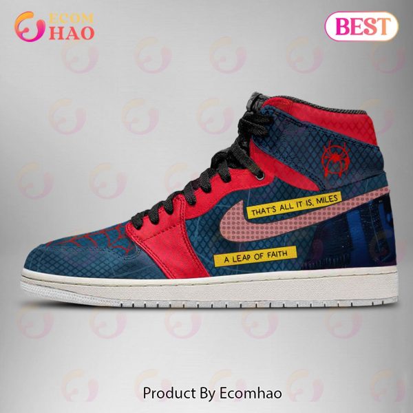 Marvel Spider-Man Across the Spider-Verse Miles Morales Air Jordan 1 ...