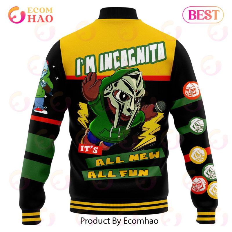 PREMIUM Rapper MF Doom Baseball Jacket - Ecomhao Store