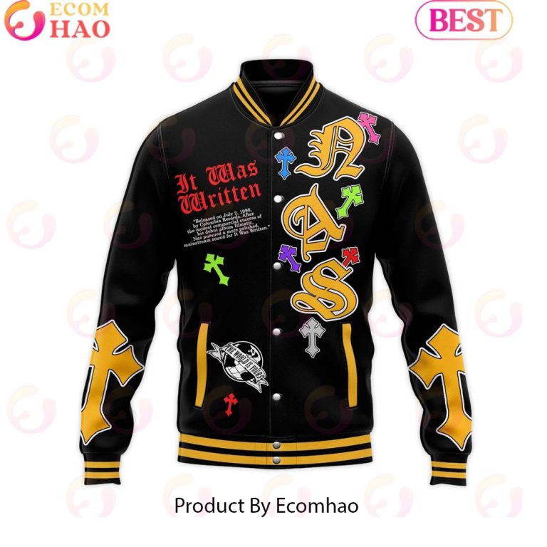 PREMIUM Rapper Nas Baseball Jacket - Ecomhao Store