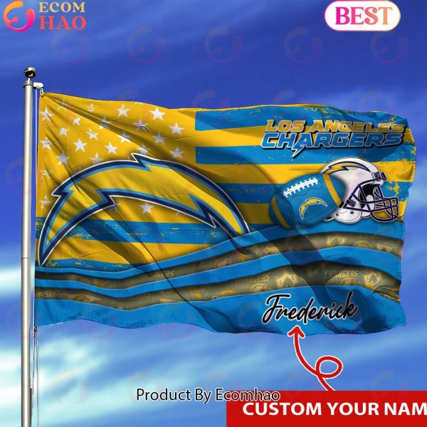 Los Angeles Chargers Custom Flag 3x5ft For This Season - Ecomhao Store