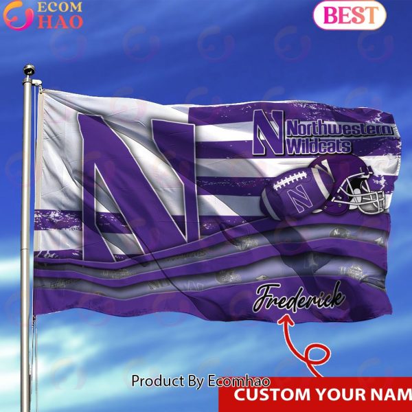 Northwestern Wildcats Custom Flag 3x5ft For This Season - Ecomhao Store